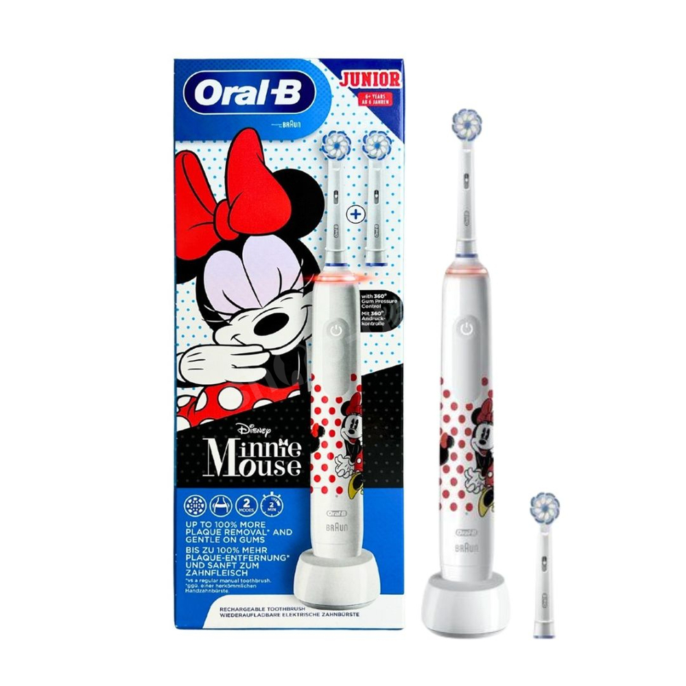 ORAL-B Pro 3 Junior Minnie Mouse Szczoteczka elektryczna dla dzieci - Shop Dent!